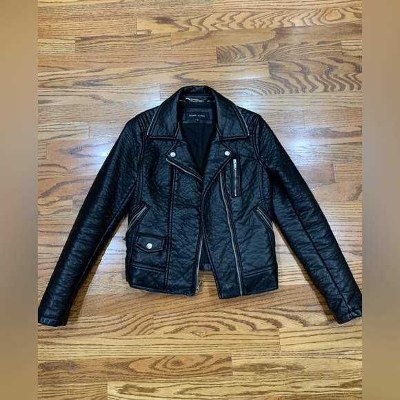 Black Rivet | Jackets & Coats | Black Rivet Genuine Leather Jacket ...
